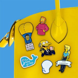 Simpsons Enamel Pin Collection - Etsy