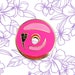 Pink Donut Enamel Pin Hibiscus Doughnut Pin Donut Pin Pink Donut Party ...
