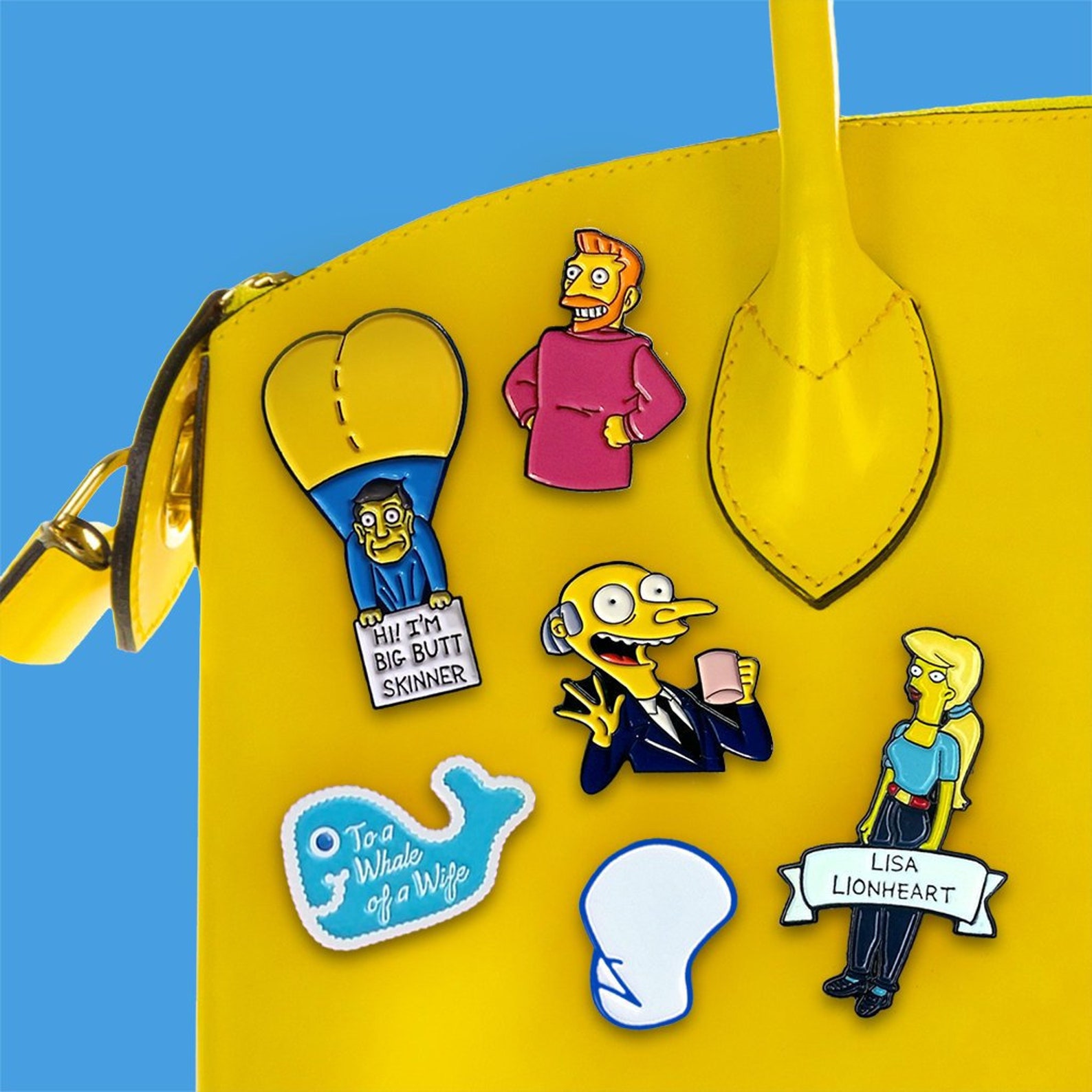 Simpsons Enamel Pin Collection | Etsy
