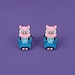 Simpsons Wedding Cuff Links Pig Bride and Groom Enamel Lisa's Wedding ...