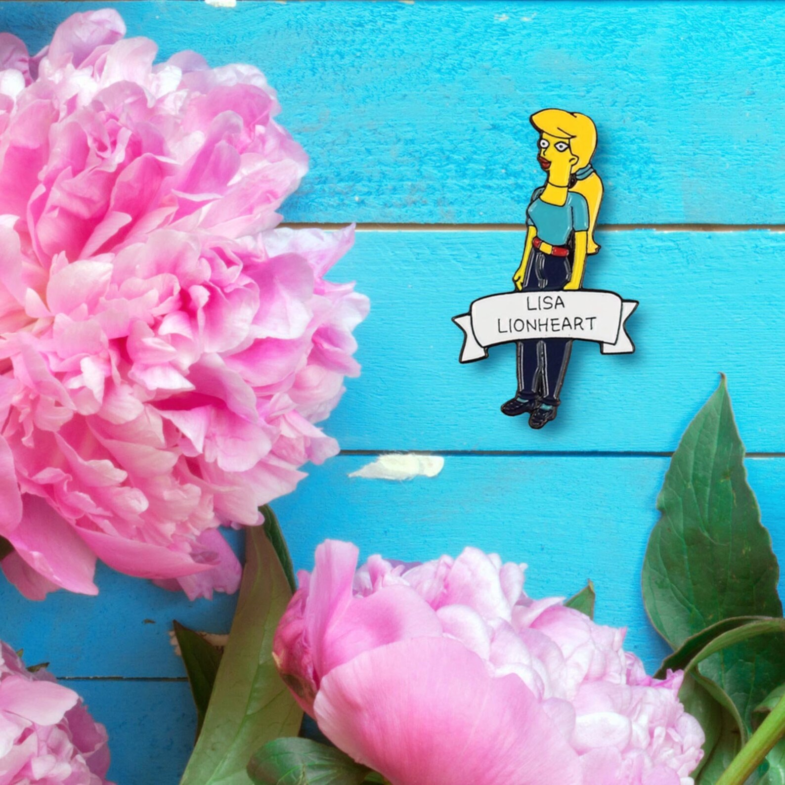 Simpsons Lisa Lionheart Enamel Pin Soft Enamel Lisa Simpson Gifts 90s ...