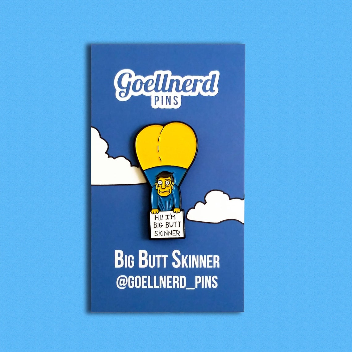 Big Butt Skinner Enamel Pin Simpsons Pin Hat Pin Lapel Pin - Etsy Canada