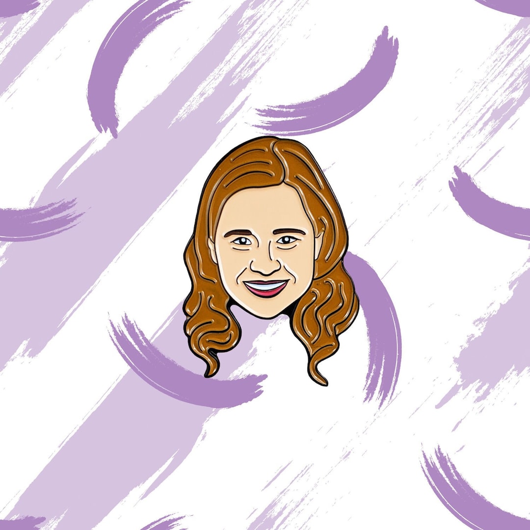 The Office Pam Beesly Enamel Pin - Etsy