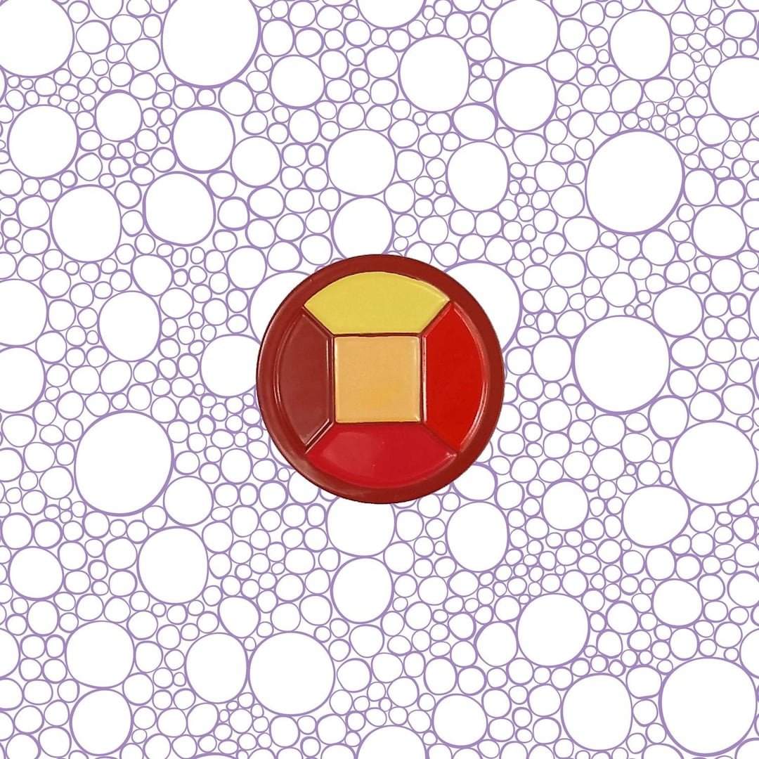 Steven Universe Ruby Enamel Pin | SU Gift Crystal Gems Ruby Sapphire ...