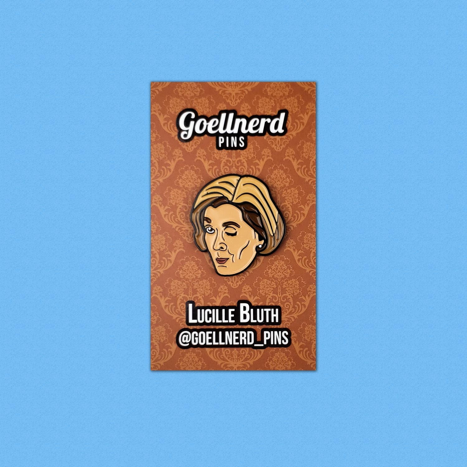 Arrested Development Lucille Bluth Enamel Pin Winking Gifts - Etsy