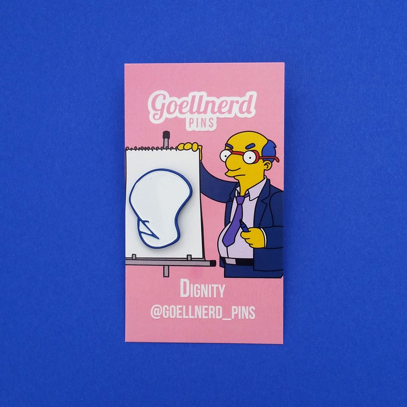 Simpsons Dignity Pin - Etsy Canada