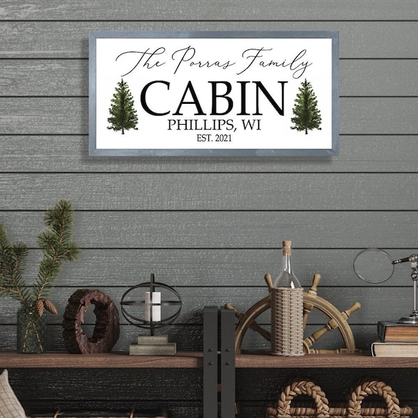 Custom Cabin Signs - Etsy