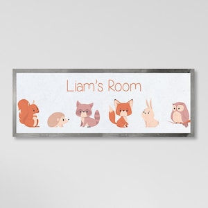 Personalized Room Sign for Boy-kids Room Name Sign-framed Kids Name ...