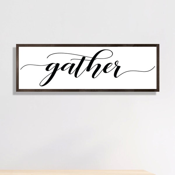 Gather Sign for Dining Room - Etsy