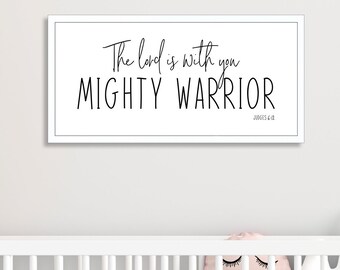 Mighty Warrior Wall Art - Etsy