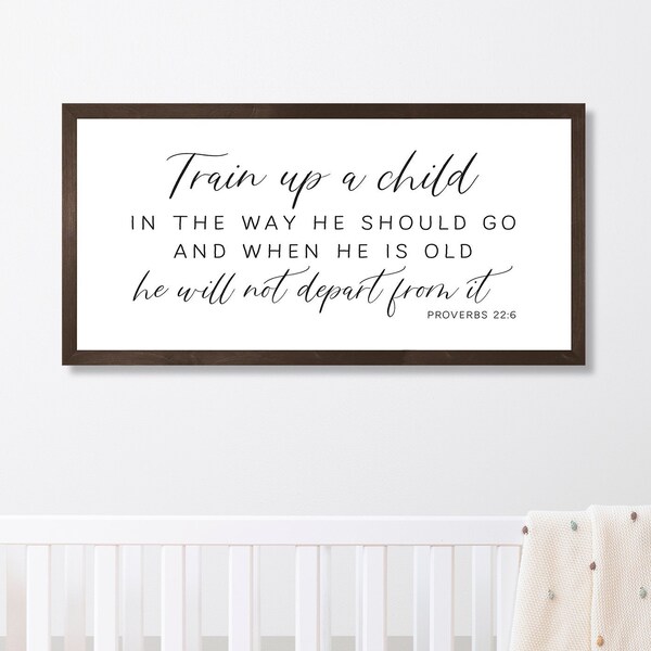 Proverbs 22 6 - Etsy