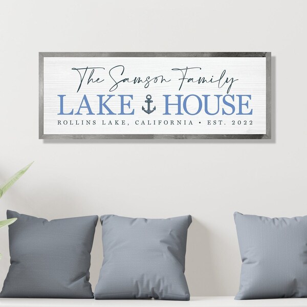 Personalized Lake - Etsy