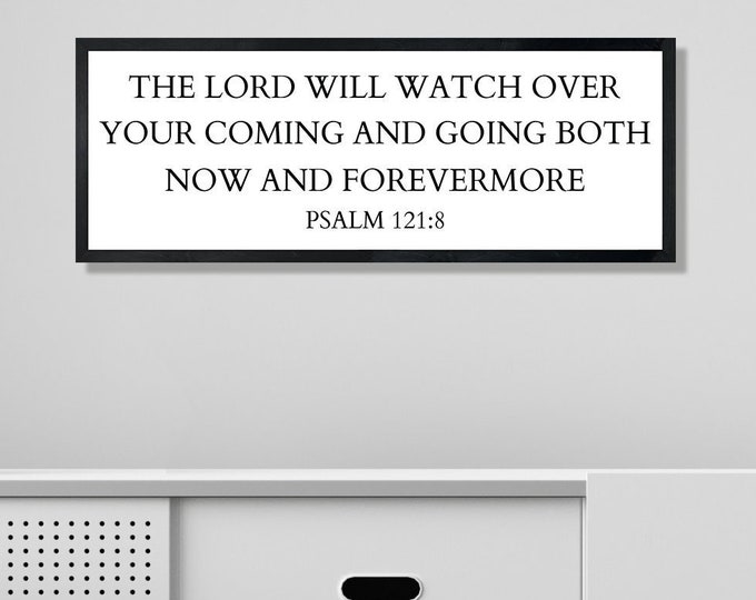 Scripture Wall Art-foyer Decor Sign-bible Verse Wall Art-entryway Sign ...