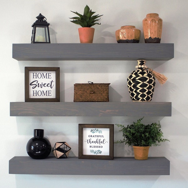 Gray Shelf - Etsy