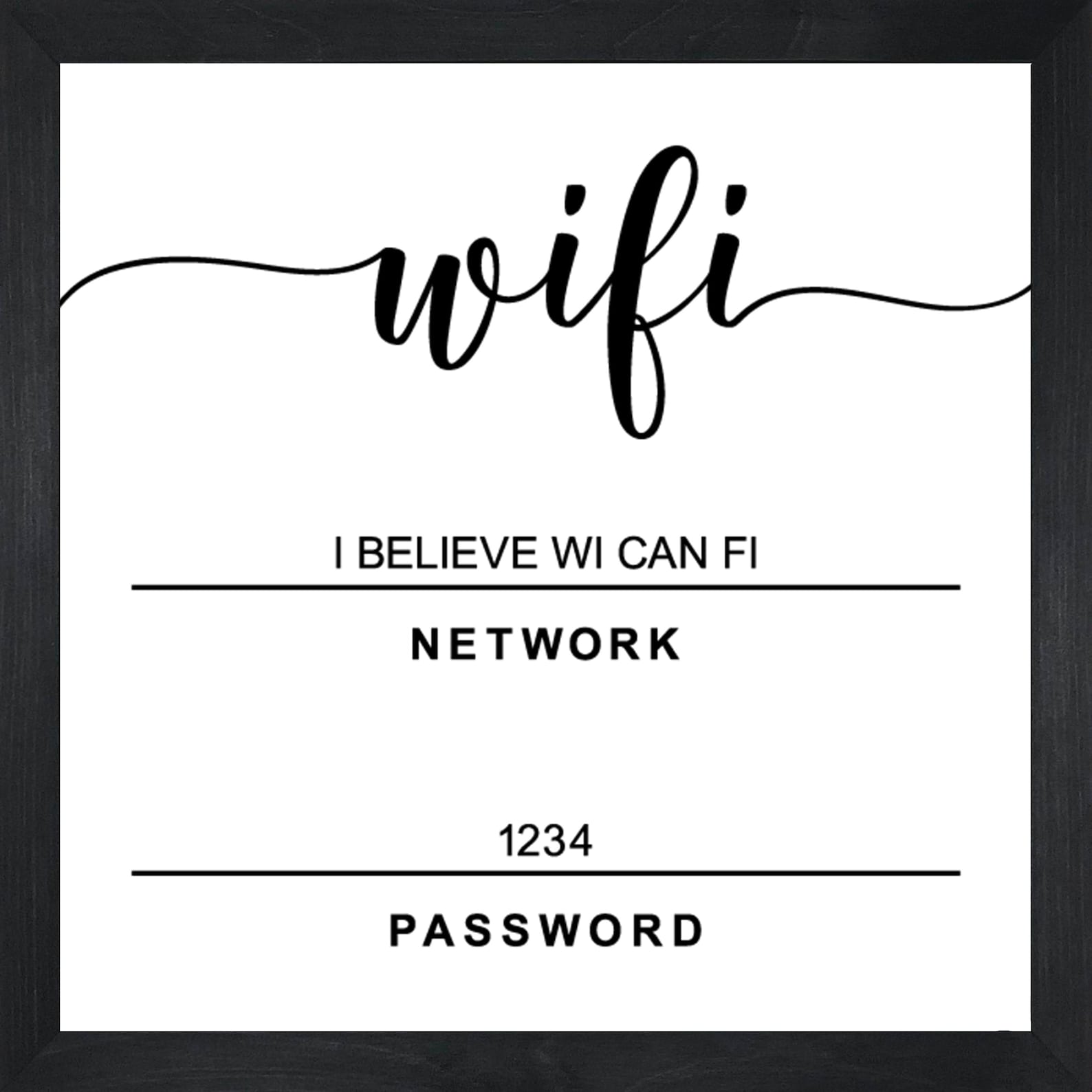 Wifi Sign-wifi Password Sign Office-wifi Password Sign for - Etsy