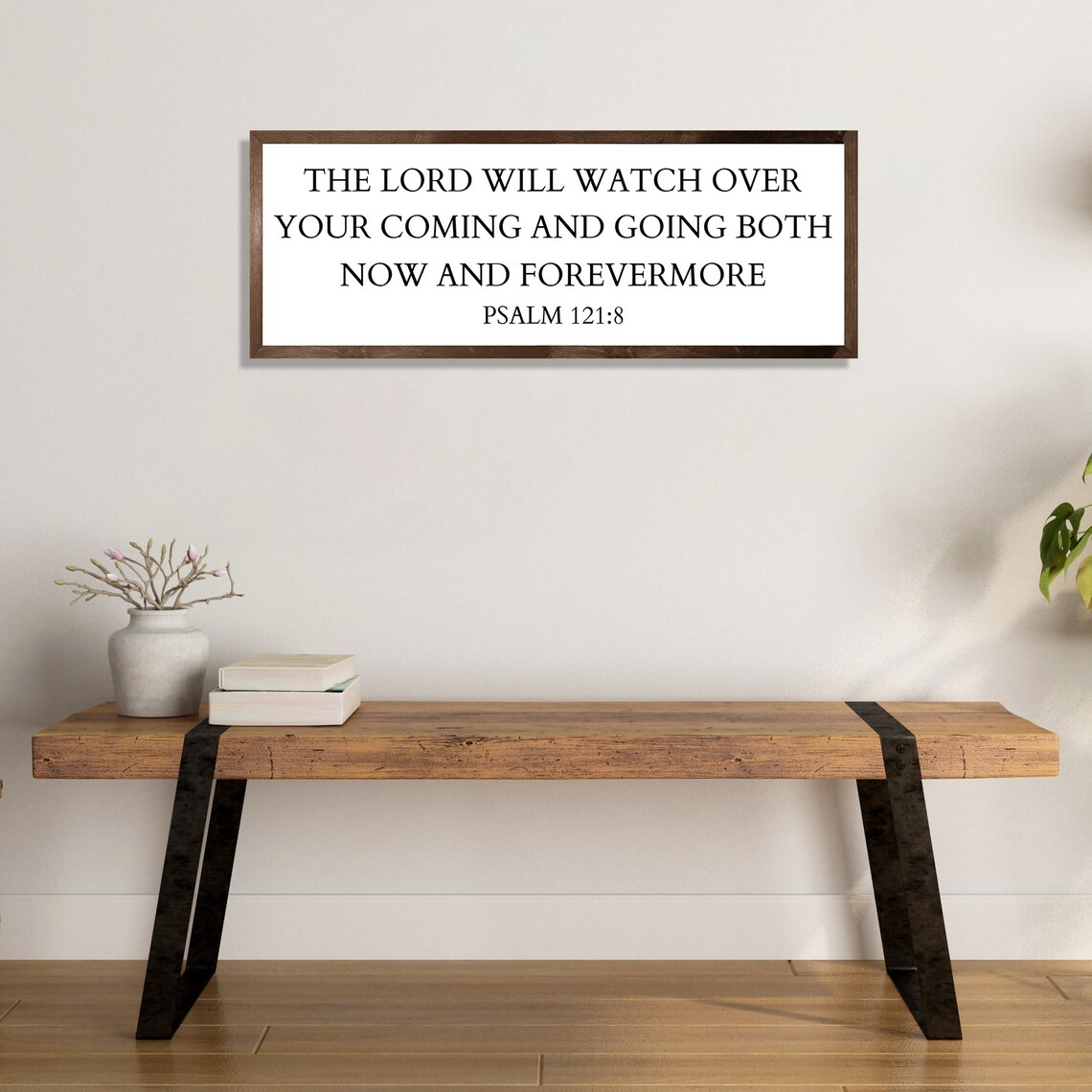 Scripture Wall Art-foyer Decor Sign-bible Verse Wall - Etsy
