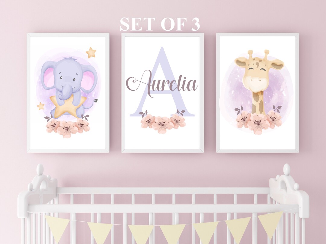 Girl Room Sign-baby Name Sign-girl Nursery Sign-above the Crib Sign ...