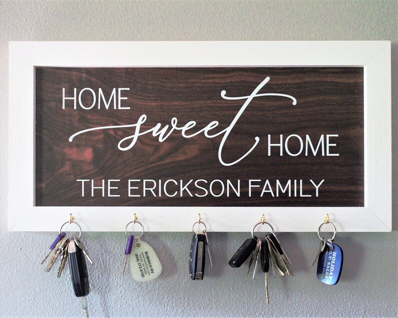 Personalized Key Holder for Wall-key Hook-key and Leash | Etsy