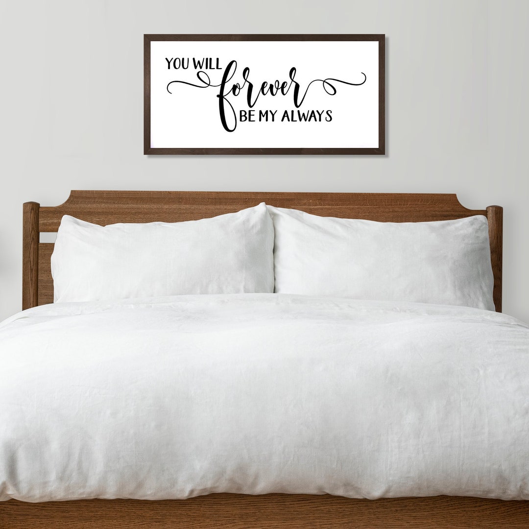 Master Bedroom Sign-bedroom Wall Art-over the Bed Sign-master - Etsy