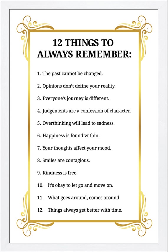 Things To Remember Image