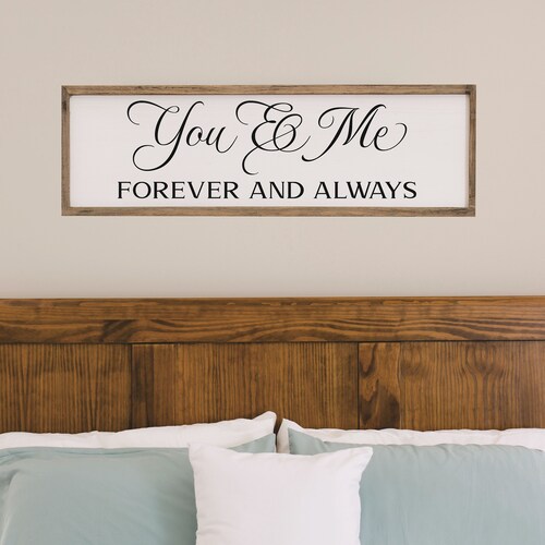 Master Bedroom Wall Decor Over The Bed Wedding Anniversary Etsy