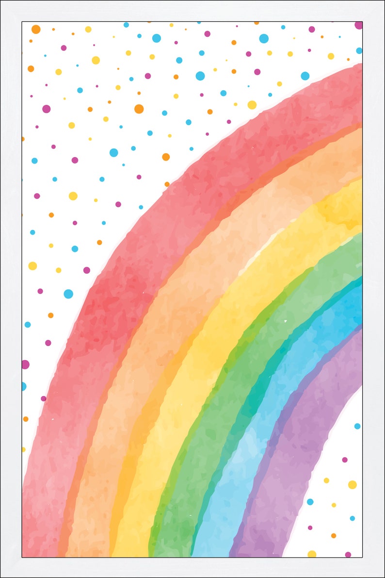 Rainbow Affirmations Sign-positive Affirmations-set of 3 Girl - Etsy