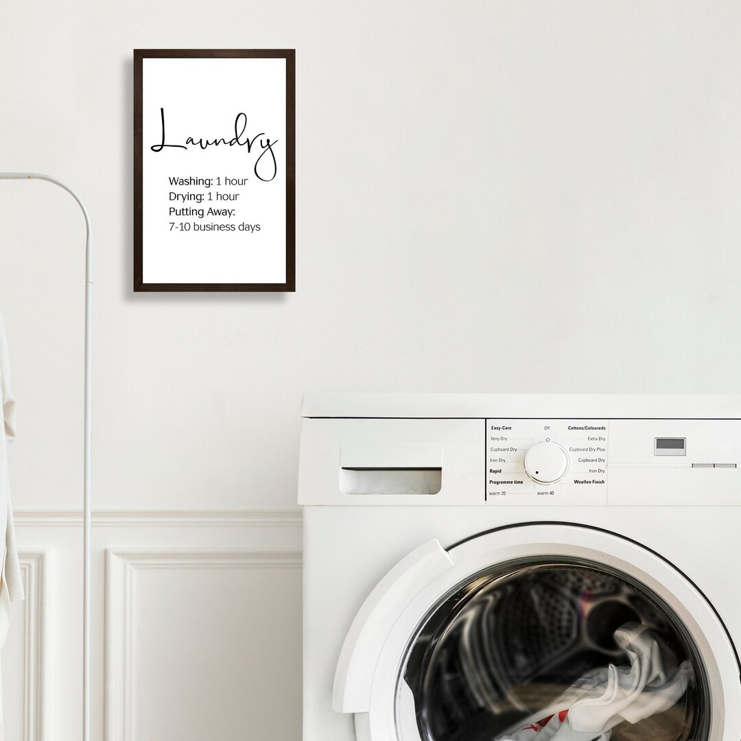 Laundry Room Wall Sign-laundry Room Wall Decor-farmhouse Style Sign ...