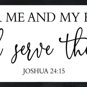 As for Me and My House Wood Sign-joshua 24 15 Sign-christian Gifts ...