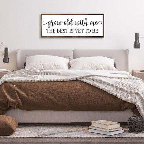 Master Bedroom Wall Decor Over The Bed Always Kiss Me Etsy
