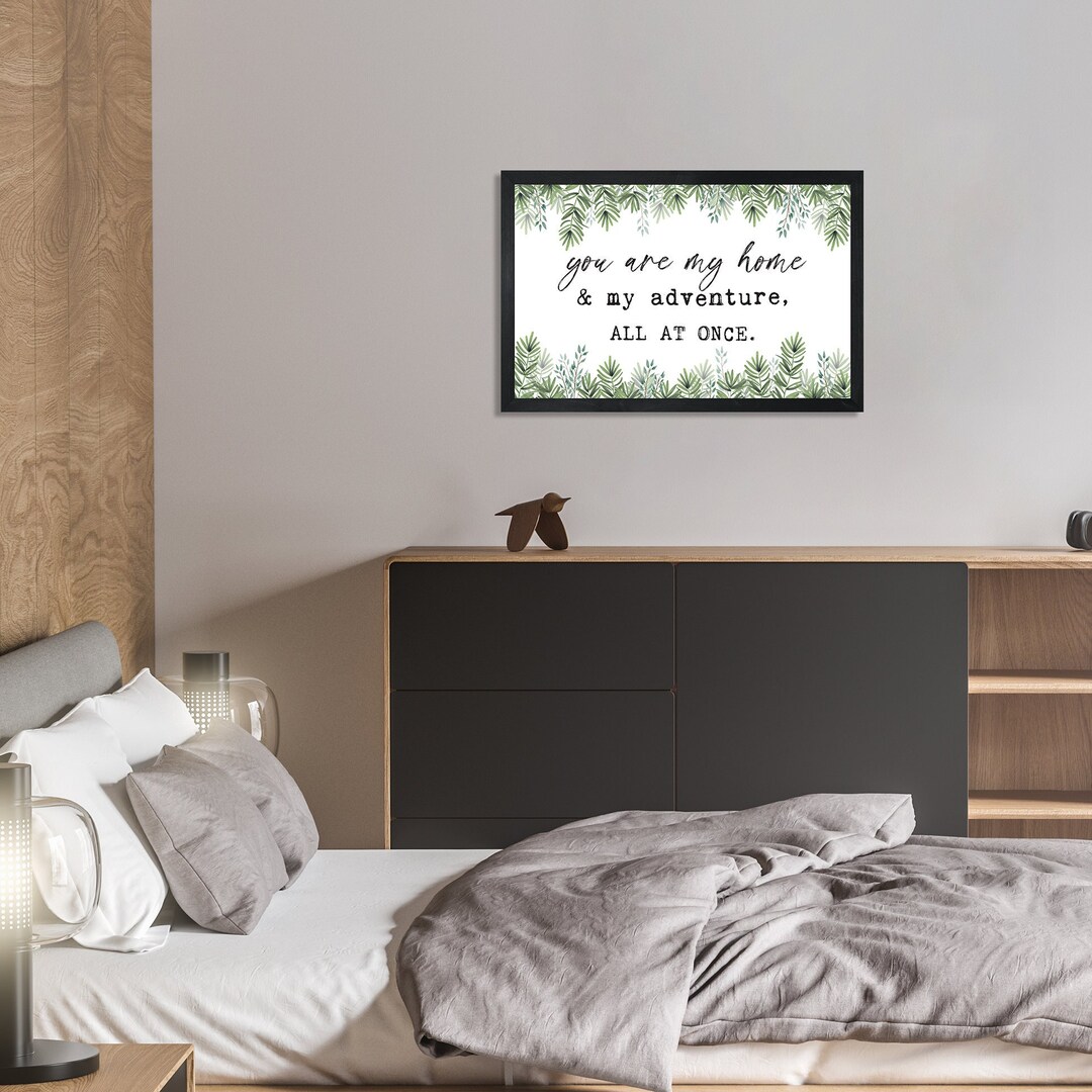 You Are My Home-sign for Living Room-sign-framed Bedroom Sign Wall ...
