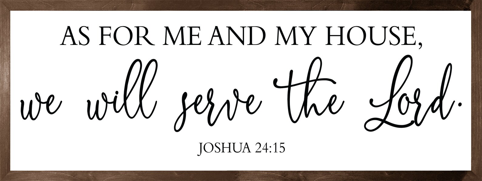 As for Me and My House Wood Sign-joshua 24 15 Sign-christian - Etsy