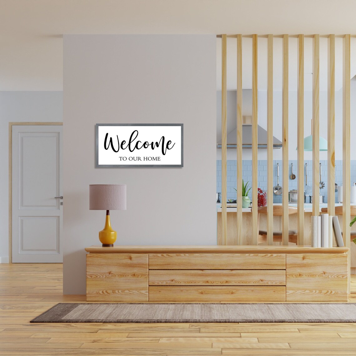 Welcome Sign-welcome to Our Home Sign-custom Wood Welcome - Etsy