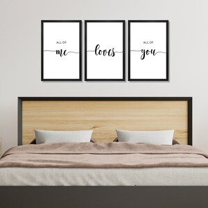 Master Bedroom Sign for Over Bed-set of 3-master Bedroom Wall - Etsy