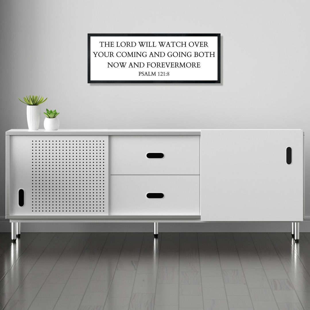 Scripture Wall Art-foyer Decor Sign-bible Verse Wall Art-entryway Sign ...