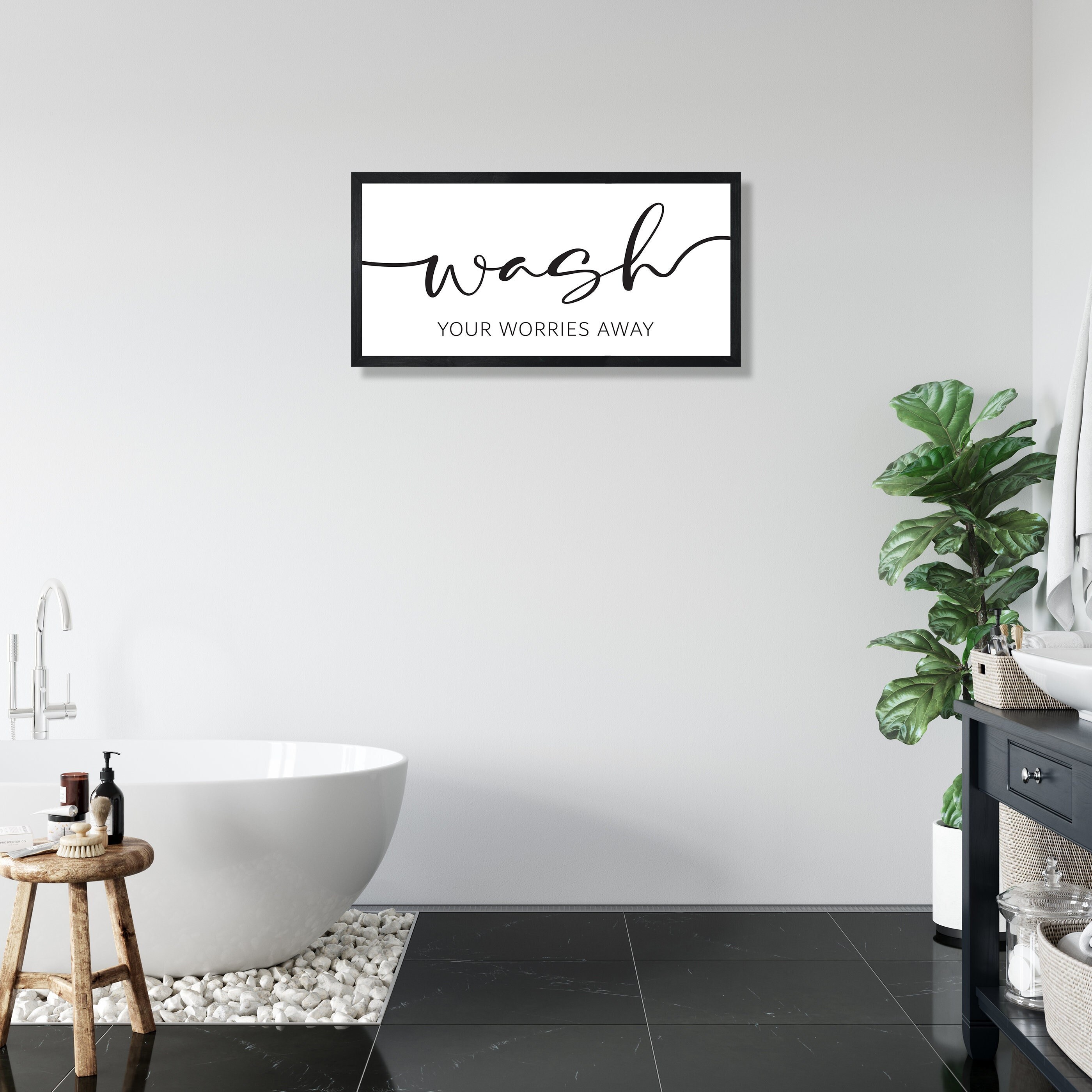 Bathroom Sign For Bath