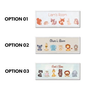 Personalized Room Sign for Boy-kids Room Name Sign-framed Kids Name ...