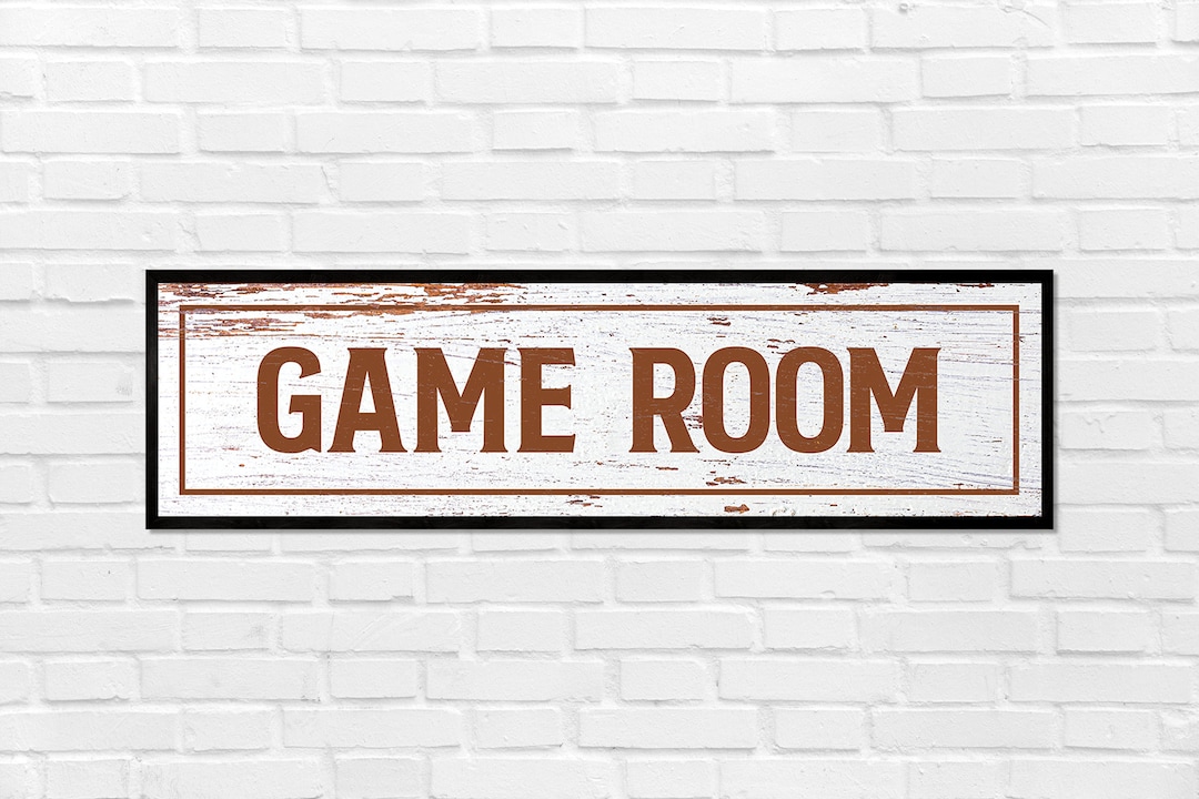 Gamer Gifts-game Room Sign-game Room Wall Decor-gamer Room Decor-wood ...