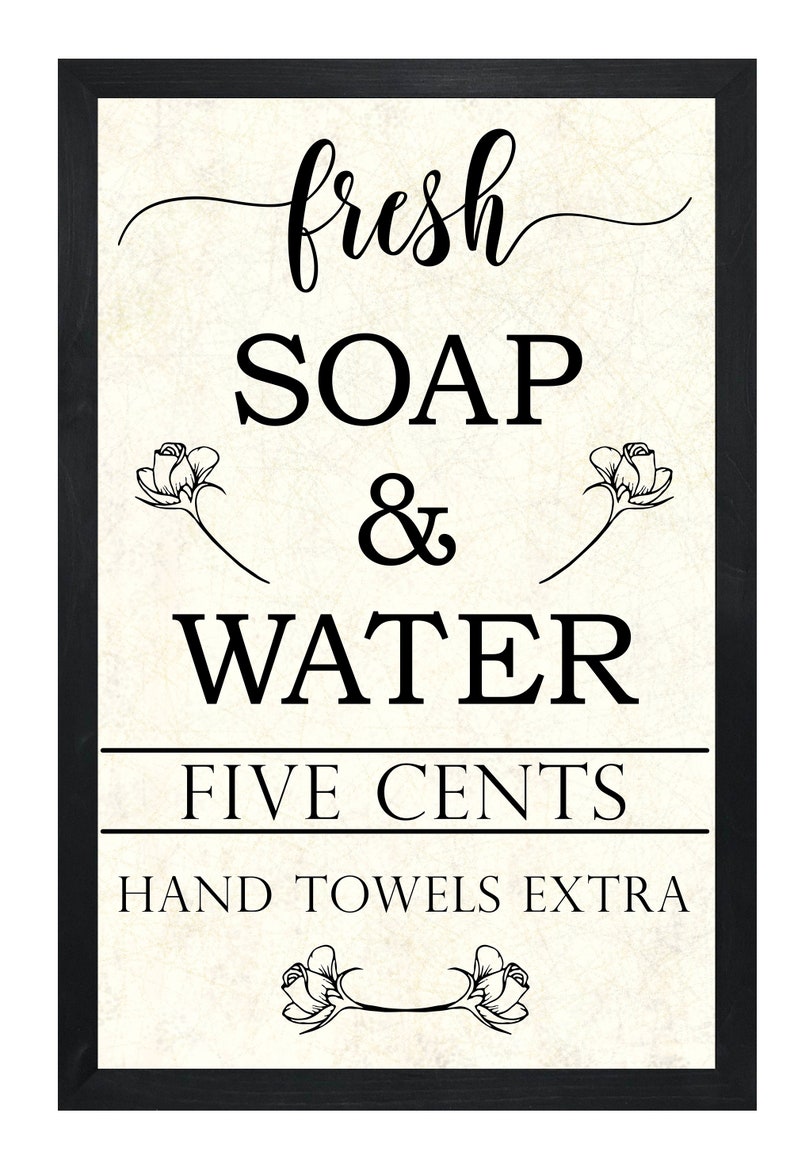 Farmhouse Bathroom Wall Decor-signs-farmhouse Bathroom - Etsy