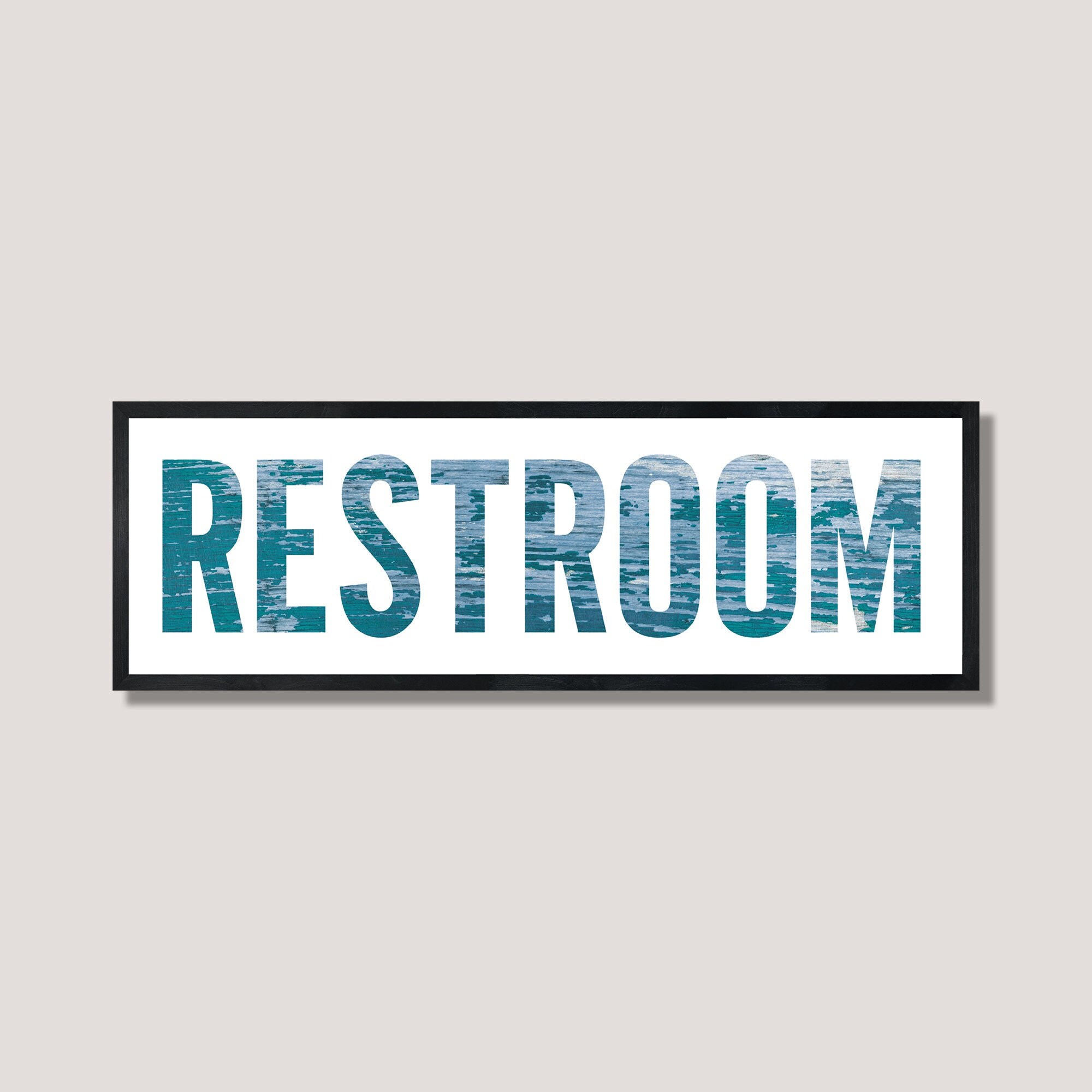 Restroom Directional Sign