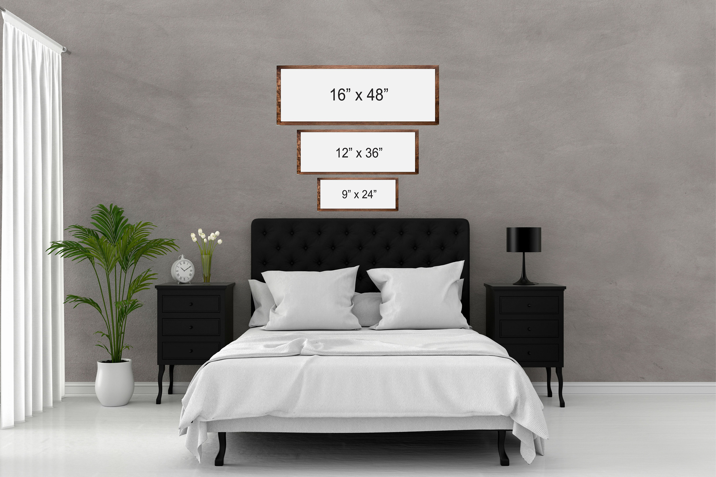 Master Bedroom Wall Decor Over the Bed Sign-start Each Day | Etsy