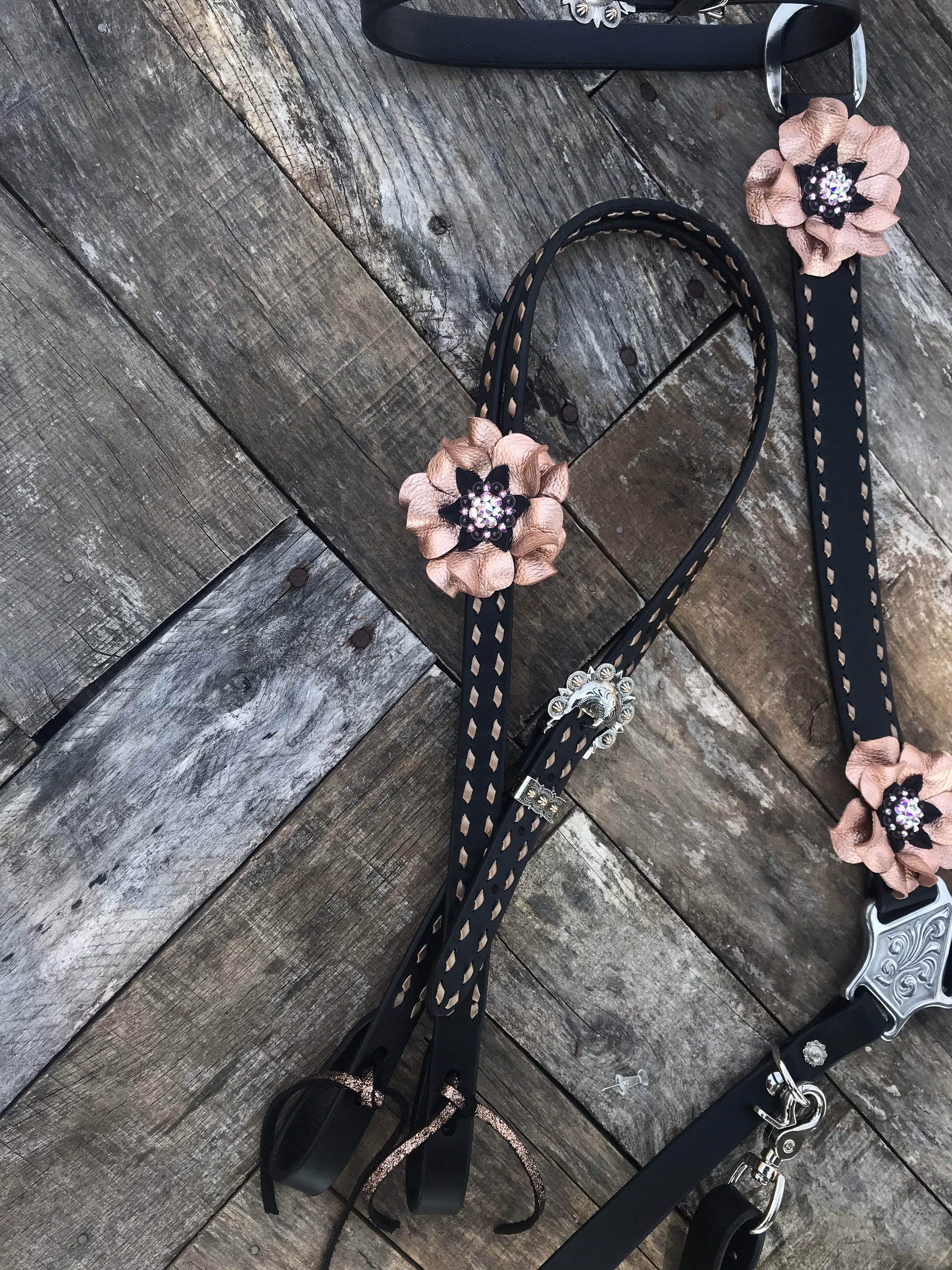 Ear Split Western Bridle Parts