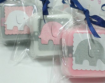 Elephant Baby Shower Party Favors Pink Elephants Baby Girl Elephants - Etsy