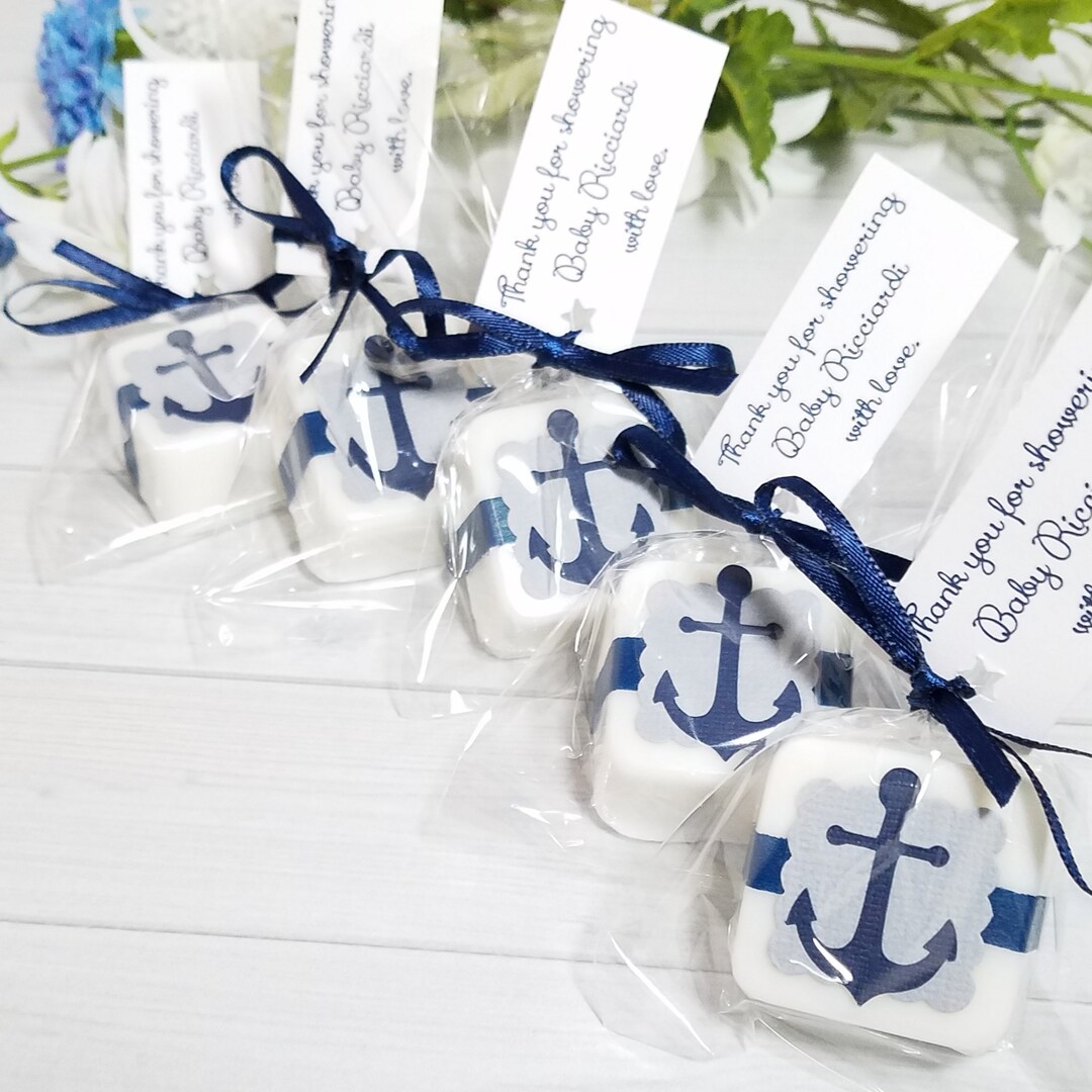 Baby Shower Favor Soaps, Mini Nautical Anchor Favors, Ahoy Its a Boy - Etsy