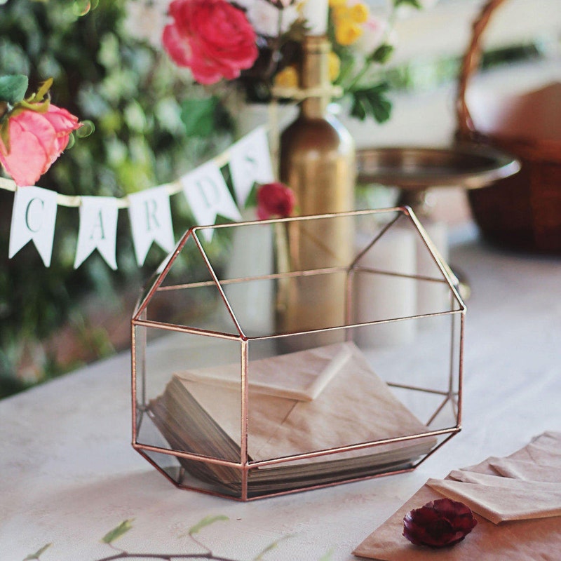 Glass Card Box - Etsy