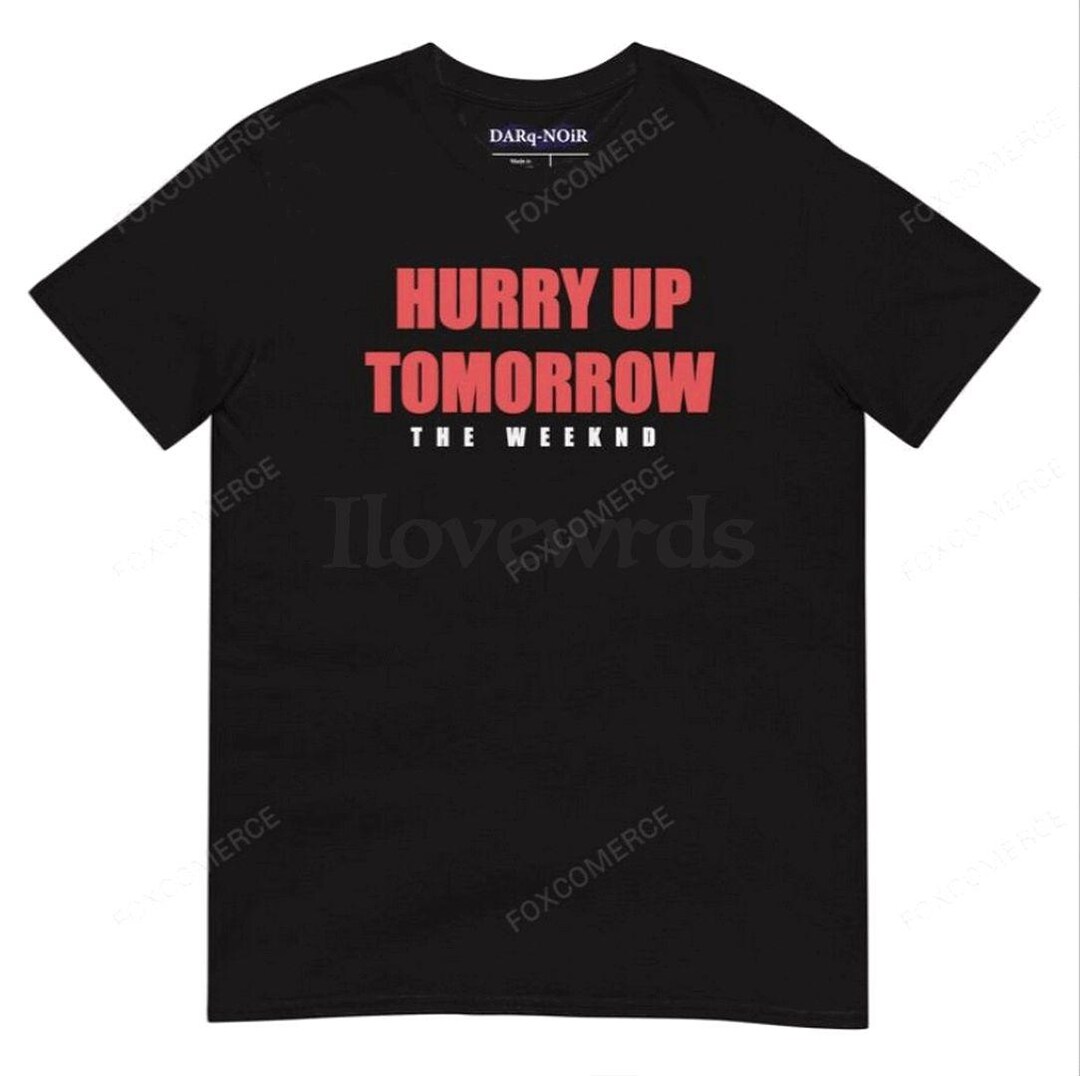 Hurry up Tomorrow the Weeknd Concert Shirt Vintage Unisex Music Merch ...