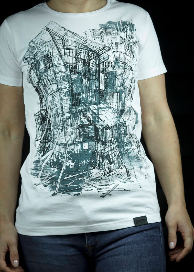 Architecture Sketch Unisex T Shirt - Etsy