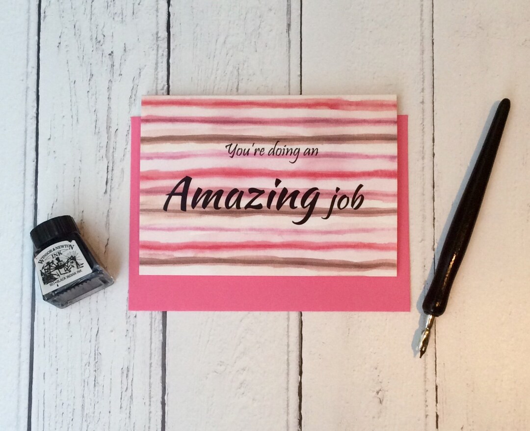 AMAZING Jobencouragement Cardfriendship Cardaffirmational Cardamazing ...