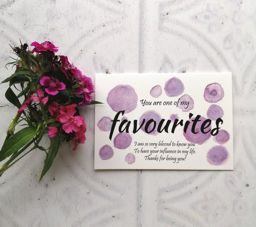 Favourites Cardcard for Gal, You're My Favouritefriendship ...