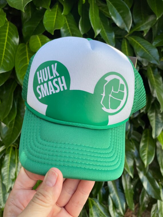 Hulk Smash Marvel Avengers Personalized Disney Trucker Hats - Etsy