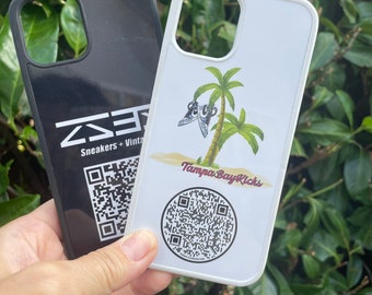 Custom Qr Code Cell Phone Case - Etsy